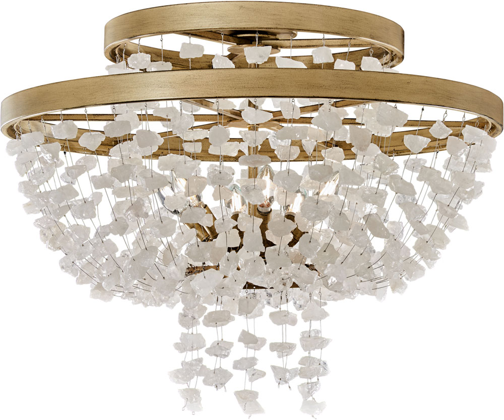Metropolitan N6896-898 Stonybrook Harvest Gold (Painted) Overhead Light ...