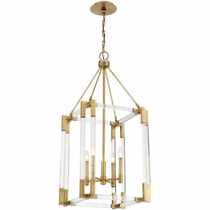 Metropolitan N7351-790 Prima Vista Contemporary Aged Antique Brass 15 ...