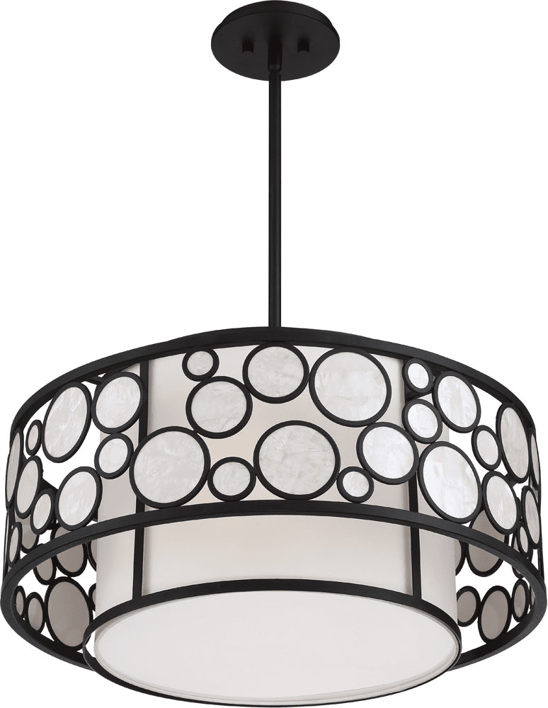 Metropolitan N7754-143 Mosaic Modern Oil Rubbed Bronze Hanging Light ...