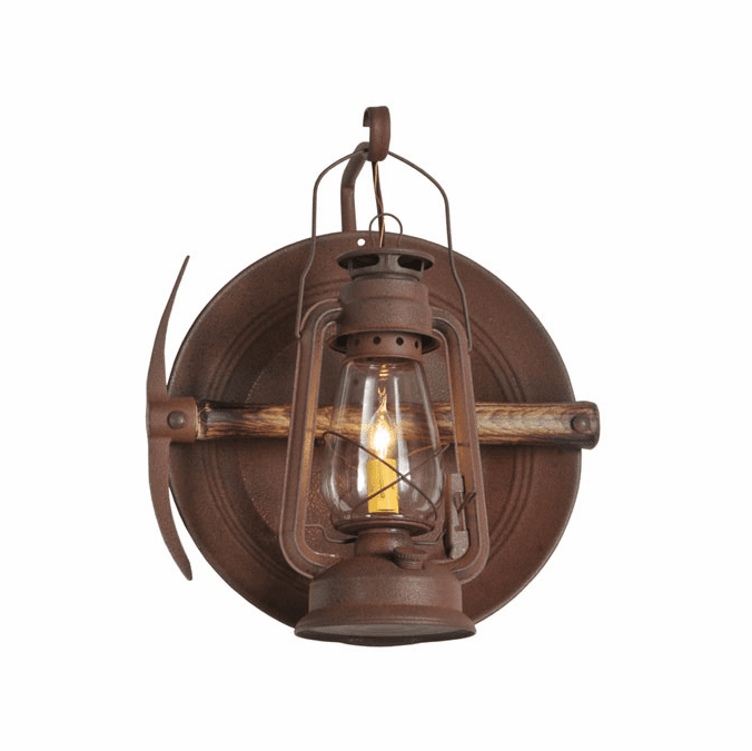Meyda Custom 114829 Miners Distressed Rust Finish 17 Inch Tall Lantern ...