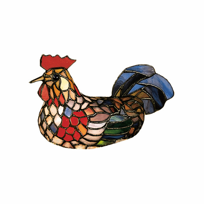 Meyda Custom 12122 Rooster Accent Table Light - MEY-12122