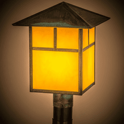 Craftsman Outdoor Post Lighting - Mission Style Outdoor Post Lighting