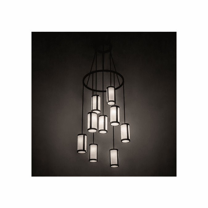 Meyda Custom 215598 Cartier Modern Wrought Iron Chandelier Lamp ...