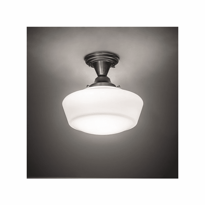 Meyda Custom 219153 Revival Antique Brass Flush Lighting - MEY-219153