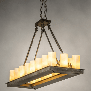 Meyda Custom 249385 Loxley Modern Verdigris LED Island Light Fixture ...