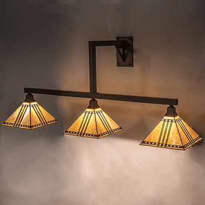 Meyda Custom 249911 Prairie Corn Tiffany Oil Rubbed Bronze 3-Light ...