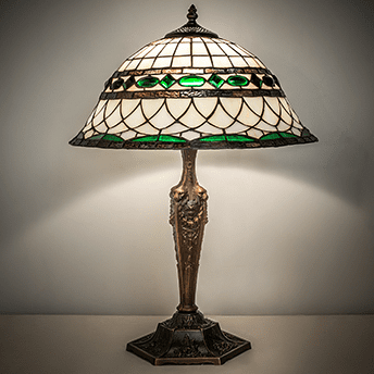 Meyda Lighting 253629 Tiffany Roman Tiffany Antique Copper Table Top ...