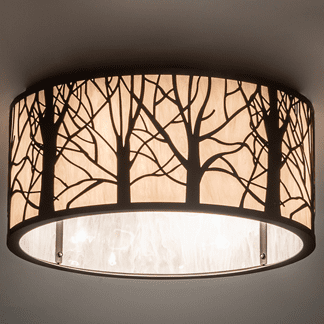 Meyda Custom 254459 Branches Modern Oil Rubbed Bronze Ceiling Lighting ...