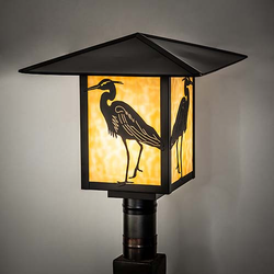 Craftsman Outdoor Post Lighting - Mission Style Outdoor Post Lighting