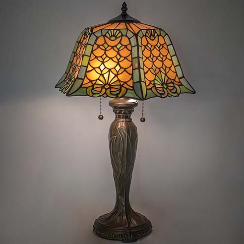 Meyda Lighting 264846 Duffner & Kimberly Shell & Diamond Tiffany ...