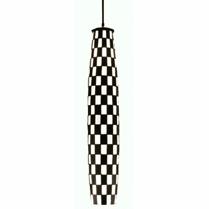 Meyda Lighting 26983 Checkers Modern Cag Bl Mini Pendant Light Fixture ...