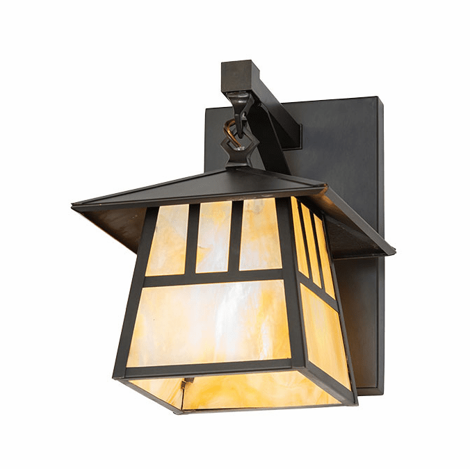 Meyda Custom 92835 Stillwater Mission Craftsman Brown Indoor / Outdoor ...