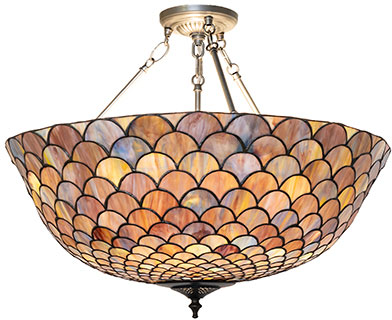 Meyda Lighting 275981 Tiffany Fishscale Tiffany Ceiling Lighting ...