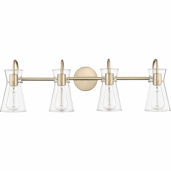 Millennium 21004-MG Camellia Modern Modern Gold 4-Light Bathroom Light ...