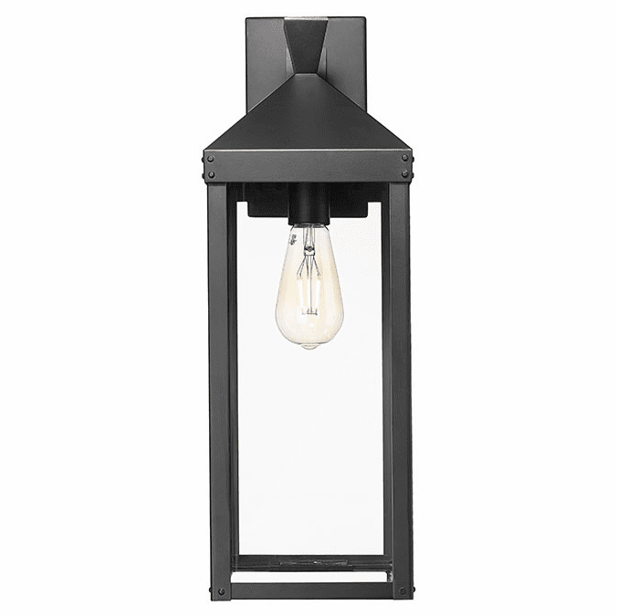 Millennium 22921-PBK Yates Painted Black Outdoor Wall Lamp - MIL-22921-PBK