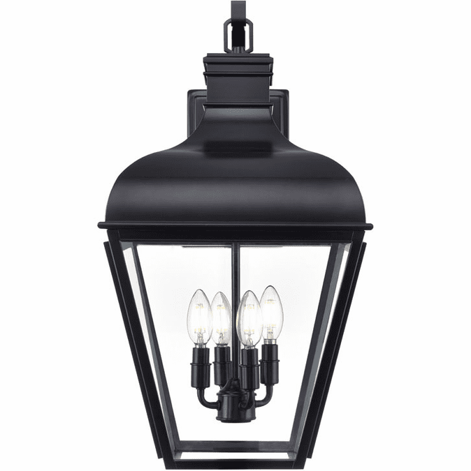 Millennium 43104-MB Edenton Matte Black 13" Outdoor Lighting Wall ...