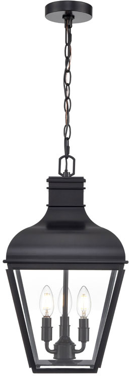 Millennium 43303-MB Edenton Matte Black Outdoor Pendant Lighting ...
