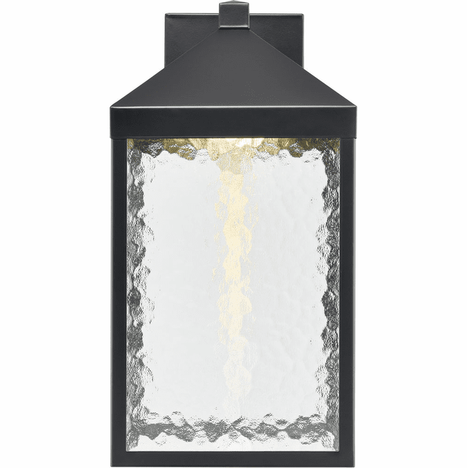 Millennium 72201-PBK Aaron Powder Coated Black LED 18" Outdoor Wall ...