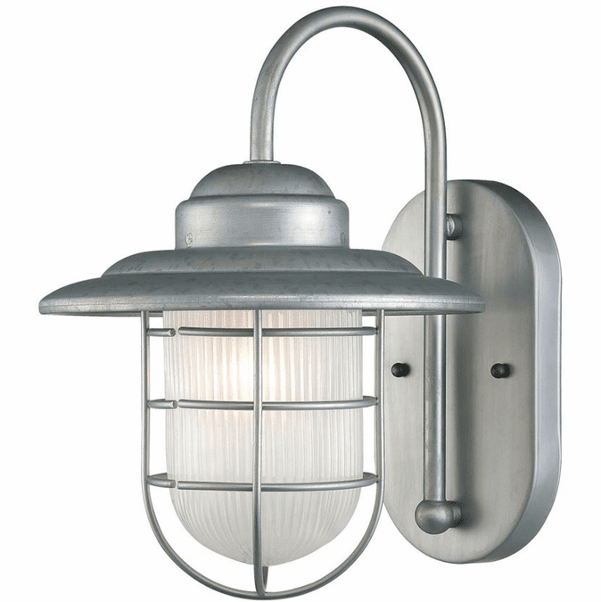 Millennium RLM 5390-GA R Series Modern Galvanized Exterior Wall Sconce ...