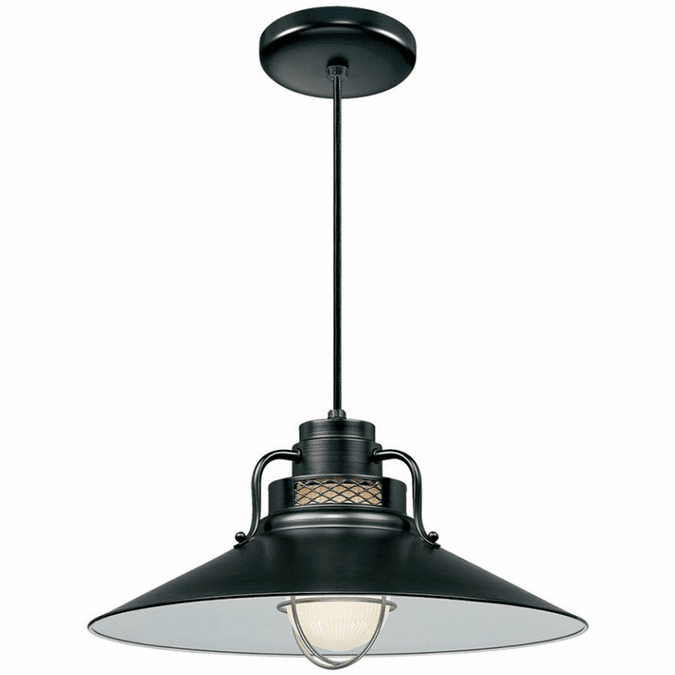 Millennium RLM RRRC18-SB R Series Satin Black 18" Pendant Light Fixture ...