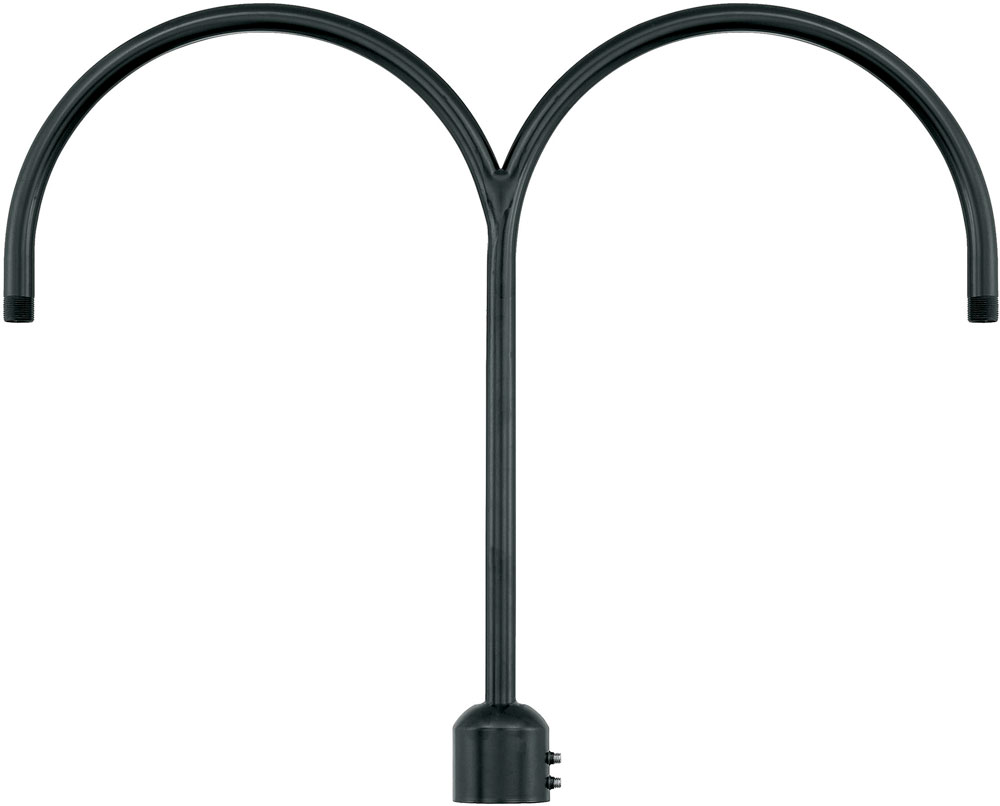 Millennium RPAD-SB R Series Vintage Satin Black Outdoor Post Adapter ...