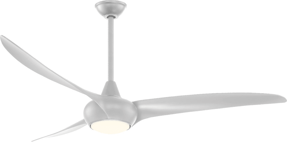 Minka Aire F848-SL Light Wave Modern Silver LED 65" Ceiling Fan - MKA ...