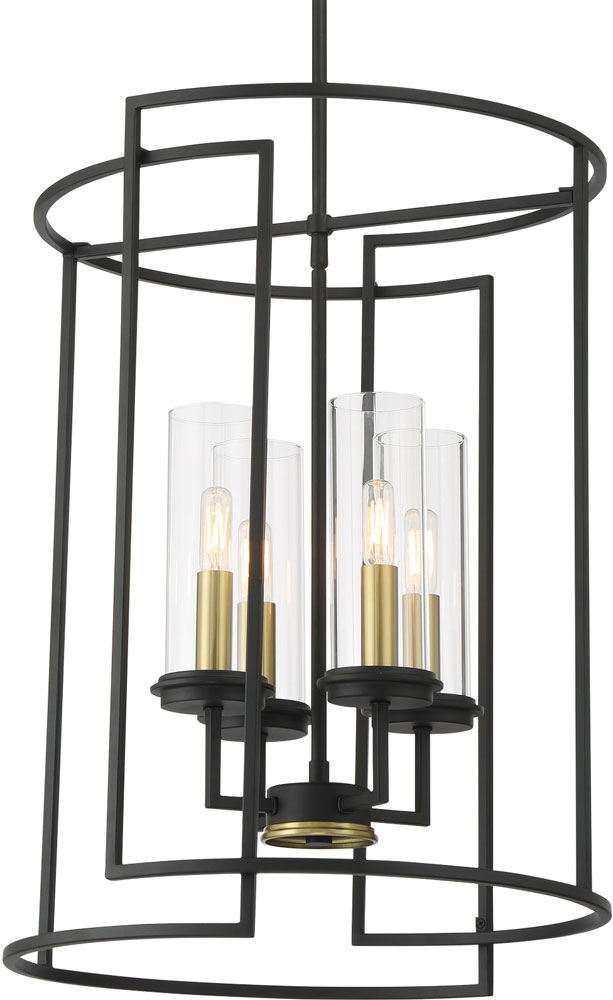 Minka Lavery 3205-781 Hillstone Modern Sand Coal and Soft Brass Foyer ...