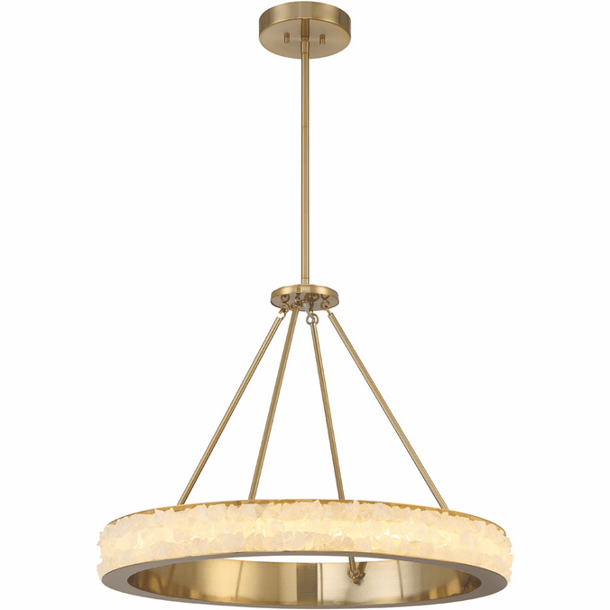 Minka Lavery 3887-776-L Divinely Contemporary Celeste Brass LED Drum ...