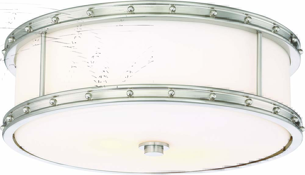 Minka Lavery 827-84-L Brushed Nickel LED Flush Mount Light Fixture ...