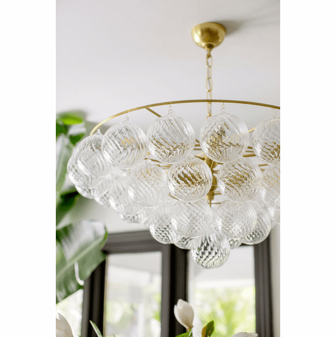 Mitzi H711806-AGB Mimi Modern Aged Brass 22.5" Drop Lighting Fixture ...