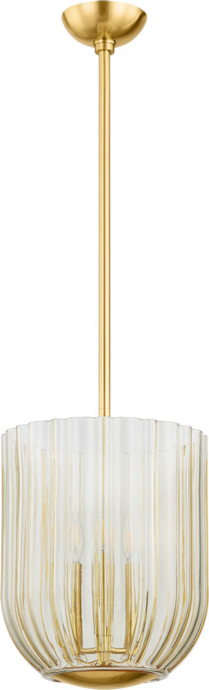 Mitzi H892703-AGB Cece Modern Aged Brass Mini Pendant Lamp - MTZ ...