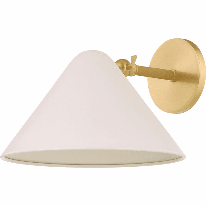 Mitzi H993101-AGB/SBQ Sonja Modern True Bronze / Soft Bisque Wall Light ...