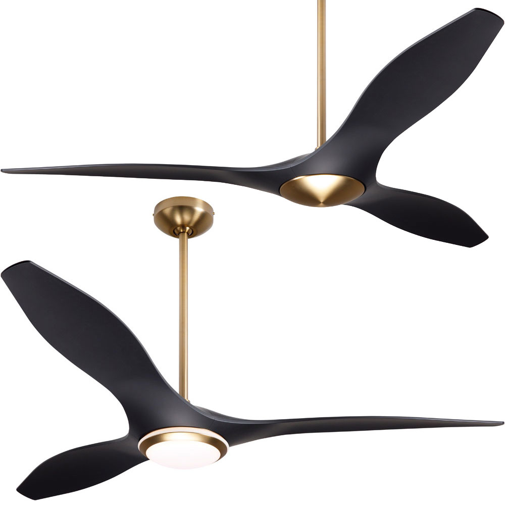 Modern Fan Company BRI-SBMB-56 IC/Brisa DC Contemporary Satin Brass w ...