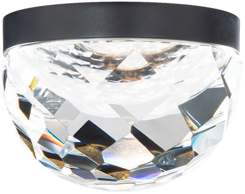 Modern Forms FM-41706-BK Cascade Black LED Flush Mount Lighting Fixture ...