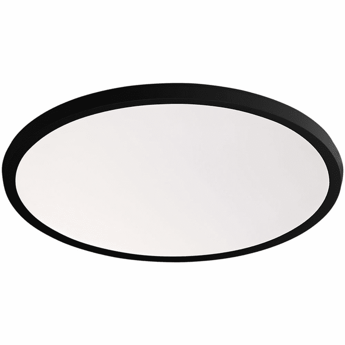 Modern Forms FM-4219-BK Argo Contemporary Black LED 19" Flush Mount ...