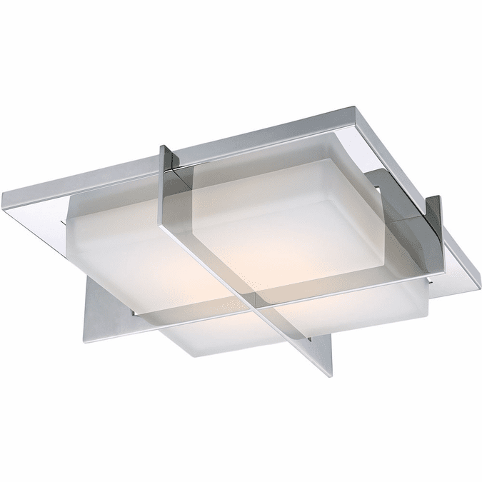 Modern Forms FM-4716-SS Razor Contemporary Stainless Steel LED Ceiling ...