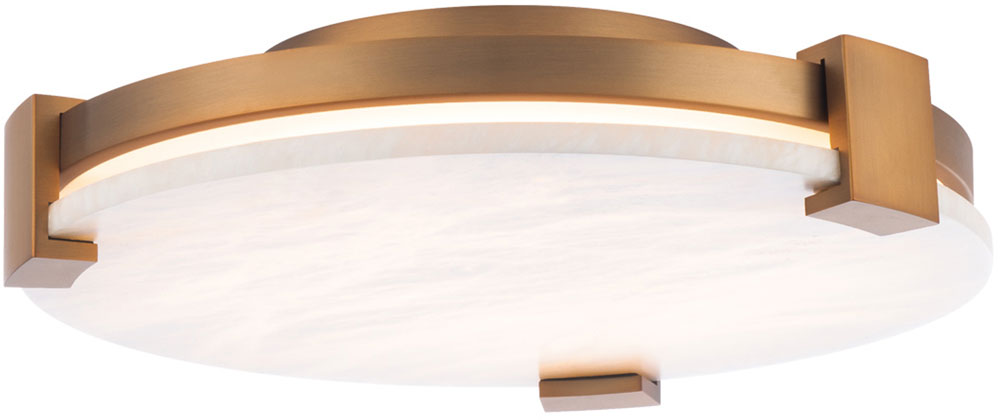 Modern Forms FM-60217-AB Catalonia Contemporary Aged Brass LED 16.75 ...