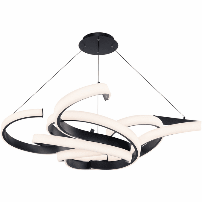 Modern Forms PD-22452-BK Woven Contemporary Black LED Lighting ...