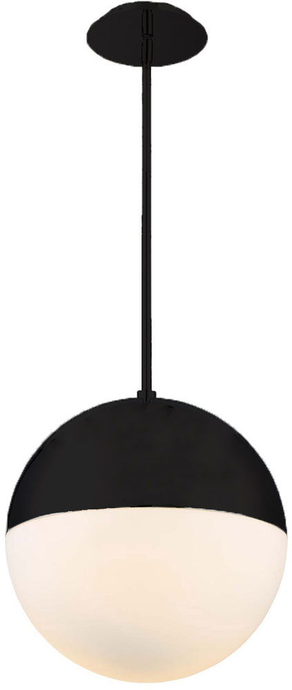 Modern Forms PD-24614-BK Punk Contemporary Black LED Drop Lighting ...