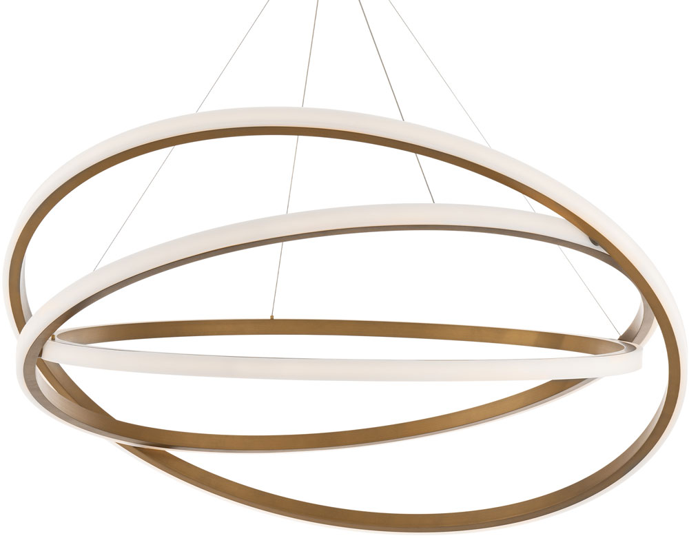 Modern Forms PD-24848-AB Veloce Contemporary Aged Brass LED Pendant ...
