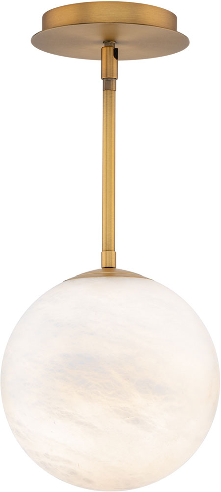 Modern Forms PD-34408-AB Pisces Contemporary Aged Brass LED Mini ...