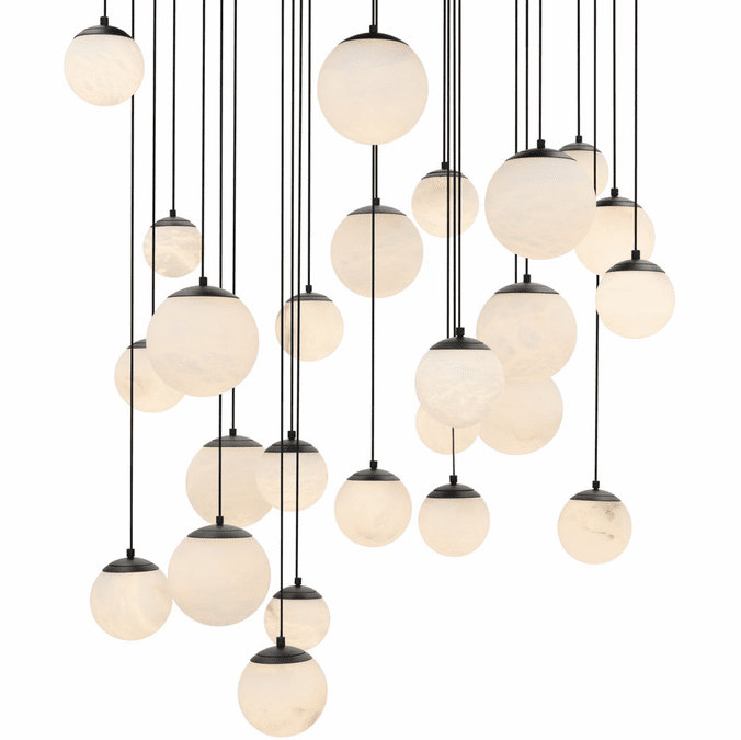 Modern Forms PD-34425S-BK Pisces Contemporary Black LED Multi Lighting ...