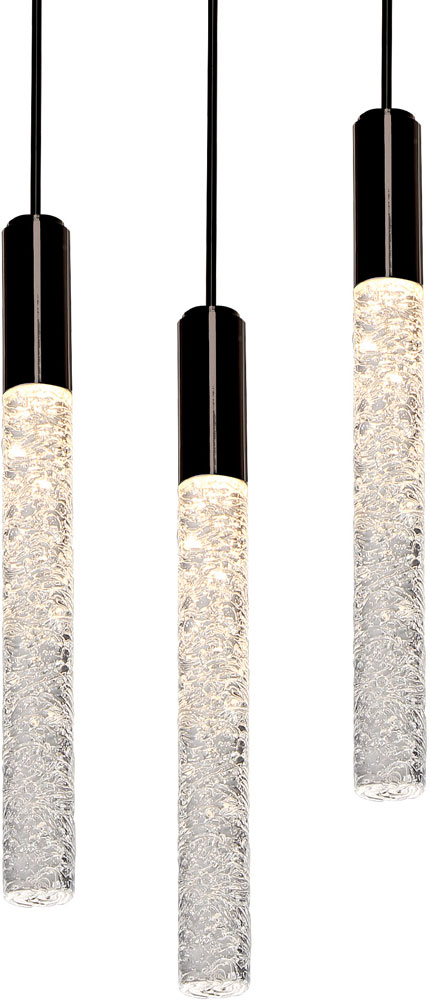 Modern Forms PD-35603-BK Magic Black LED Multi Drop Lighting Fixture ...