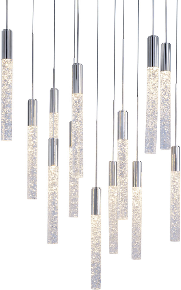 Modern Forms PD-35613S-PN Magic Contemporary Polished Nickel LED Multi ...