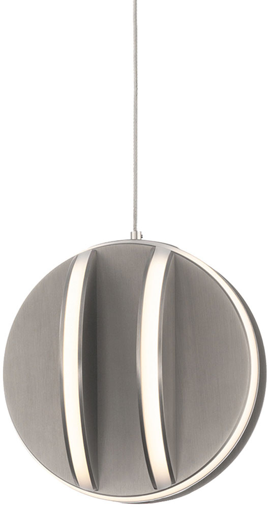 Modern Forms PD-36206-BN Carillion Contemporary Brushed Nickel LED Mini ...