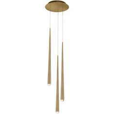 Modern Forms PD-41821R-AB Cascade Contemporary Aged Brass LED Multi ...