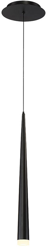Modern Forms PD-41819-BK Cascade Contemporary Black LED Mini Hanging Light - MFO-PD-41819-BK