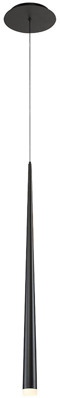 Modern Forms PD-41828-BK Cascade Contemporary Black LED Mini Drop Lighting - MFO-PD-41828-BK