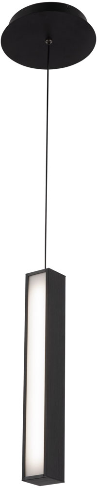 Modern Forms PD-64814-BK Chaos Contemporary Black LED Mini Pendant Lamp - MFO-PD-64814-BK
