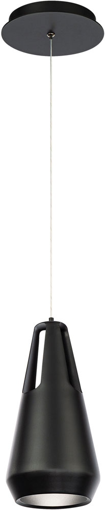 Modern Forms PD-66110-BK Ingot Contemporary Black LED Mini Pendant Light Fixture - MFO-PD-66110-BK